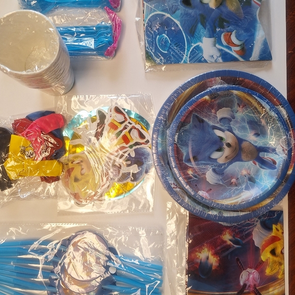 Sonic | Other | Sonic The Hedgehog Birthday Kit New In Package | Poshmark